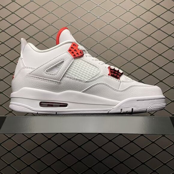 Jordan | Shoes | Air Jordan 4 Reteo White University Red Aj4 | Poshmark